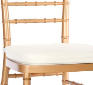 Chiavari Cushion, White - Bay Area